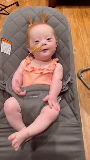 16K views · 1.1K reactions | Someone loves their pigtails. #pigtails #hair #babyhair #baby #babygirl #downsyndrome #nothingdownaboutit #happybaby #cutenessoverload | Jenny’s Reviews | Facebook