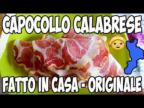 Homemade Calabrian Capocollo (Cover): Original Recipe - Homemade Salami