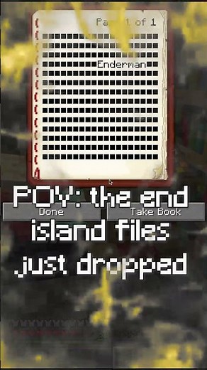 POV: The end island files just dropped #minecraft #minecraftmemes #epsteinfiles