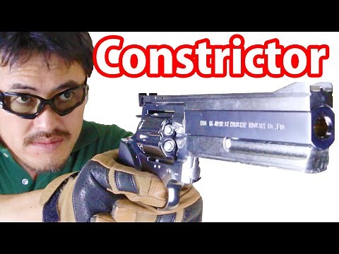Marushin Constrictor Silver ABS PPC Custom Style Custom Revolver Review Video #282 by Mac Sakai