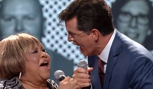 Stephen Colbert kicks off Late Show reign with all-star Superjam -- watch