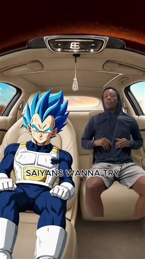 HE HIT MY CAR ON THE HIGHWAY AND HE IS TRYING TO LEAVE #vegeta #dbz #anime #skit #justdiff