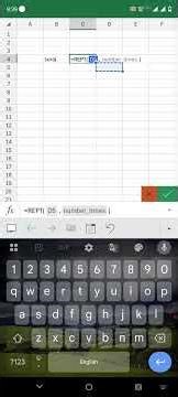 How to use rept formula in excel #tricks #excel #exceltips