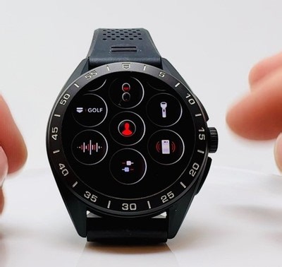 TAG Heuer Connected Calibre E4 45 TITANIUM DLC BLACK Men's Watch | eBay