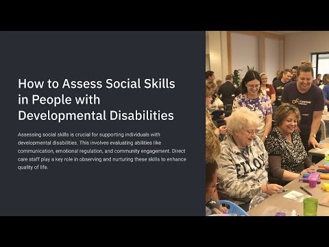 Assessing Social Skills in People with Disabilities