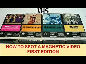 VHS Collecting - How To Spot A Magnetic Video First Printing