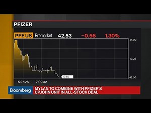 Pfizer to Merge Off-Patent Unit With Mylan in All-Stock Deal