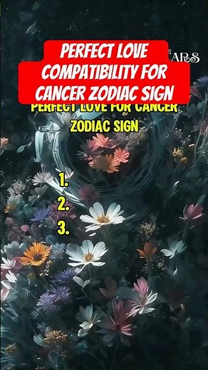 Perfect Love Compatibility for Cancer Zodiac Sign. #fateandstars #zodiac