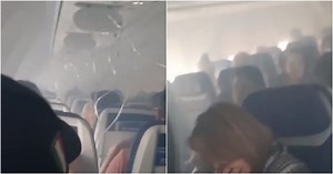 'I was terrified': Southwest makes emergency landing, explosion-like boom as engine catches fire after bird strike