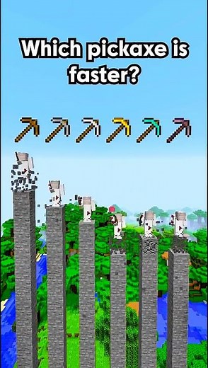 hacker pickaxe in Minecraft #minecraft #easyhouse