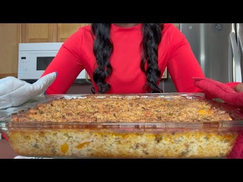 How To Cook The Most Delicious Seafood Dressing For The Holidays!