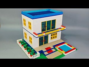 How To Build a LEGO Modern Luxurious House 🏡 MOC | Building Blocks Instructions | Diy#lego #legomoc