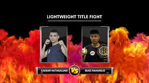 Prime Kumite Championship (PKC 2) || Lightweight - Title Fight || Caesar Hutagalung vs Budi Raharjo