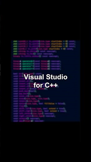 Visual Studio for C++