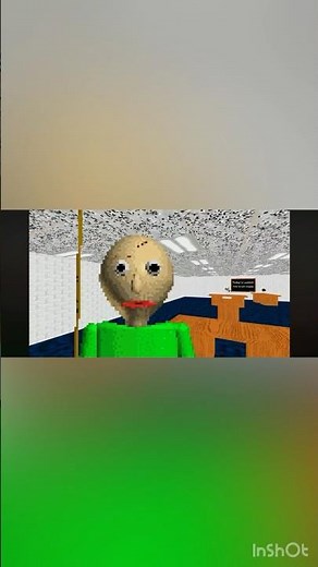 Baldi's Basics But Baldi has a Clone! (REMASTERED) jumpscare #baldi #gaming #shorts