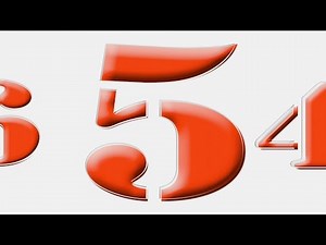 COUNTDOWN TIMER 10 sec CLOCK ( v 161 ) with sound effects and voice HD