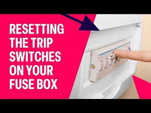 How to resetting the trip switches on your fusebox