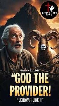 Genesis 22:13–14 - Jehovah Jireh The Lord Will Provide #dailyprayer #jesuschrist #jehovahjireh