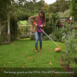 Bonnie from @The Garden Gurus takes a look at the new FSA 60 R battery grass trimmer which packs in all of the features to make edging and trimming a breeze this Spring 🍃 | STIHL
