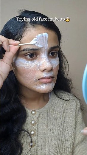 Old makeup tutorial😱👩‍🦳|flourishwithriya🌷|#ytshorts