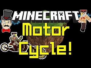 Minecraft Mods - MOTORCYCLE Mod ! Ride Your Own Steampunk Motorbike !