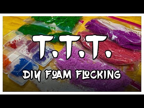 How to Make Diorama Foam Flocking for CHEAP! // Techniques, Tips, and Tricks | Table & Craft