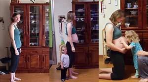 Sister stars in adorable time-lapse pregnancy video