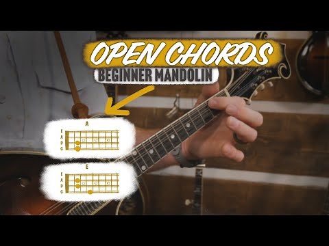 Mandolin Open Chords: How to Play the A & E Chords!