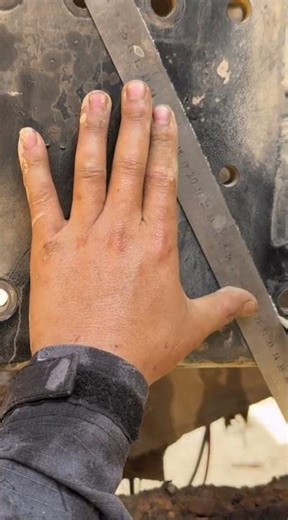 the process of drawing lines on iron using a simple ruler is carried out by a worker