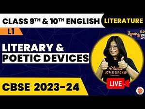 English Literature CBSE Class 9 & 10 I Literary /Poetic devices I Oshin Ma'am I ‪@vedantucbse10th‬