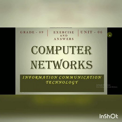 GRADE 09 || ICT UNIT 5|| EXERCISE WITH ANSWERS || ENGLISH MEDIUM