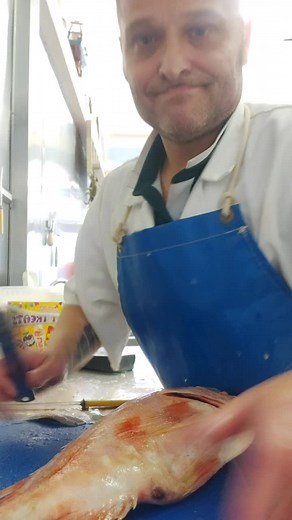 gutting a red fish #fish #redfish #ronaldthefish