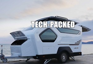 Lidu RV's Aqulia 360 Is a Teardrop-Inspired Trailer Straight from the Future