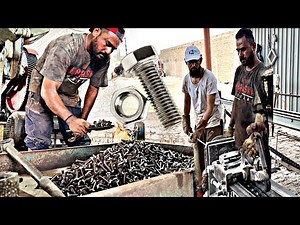 Amazing Hex Nut & Bolt Production Process | Complete Process From Raw Steel to Finished Fasteners