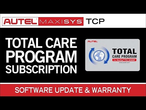 Autel Total Care Program Subscription - Autel Maxisys MS908P One Year Update Service