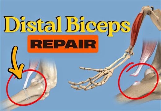 Distal Biceps Repair | Tendon Repair | (full video) #fblifestyle | Dr. Muhammed Ziya