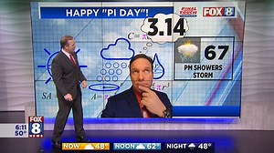 22K views · 127 reactions | WATCH: Pi Day! Meteorologist Scott Sabol tells us everything we'd ever want to know about π, and maybe some things we don't care to know. The only thing he didn't tell us, was where to get a great Pi Day Deal! So, click here to find a $3.14 pie -- https://tinyurl.com/cxj6th4s | Fox 8 News | Facebook
