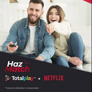 Haz el Match perfecto y disfruta de tus series favoritas 🍿 sin interrupciones con el internet de fibra óptica 🚀 que Totalplay tiene para ti ¡Contrata ahora! 😎 | Totalplay