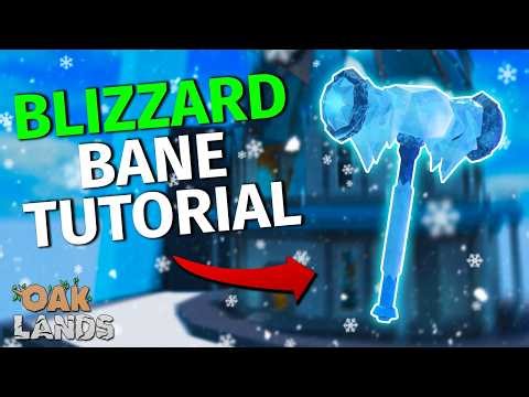 How to Get The Blizzard's Bane Pickaxe in Oaklands Roblox! XMAS Update FULL TUTORIAL!