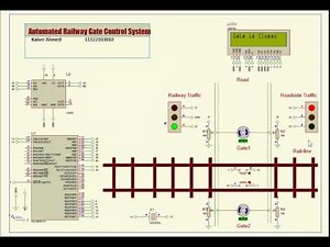 Proteus Project Automated Railway Gate Control System