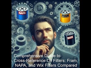 Napa oil filter cross reference to wix and to FRAM