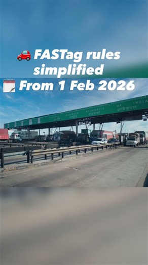FASTag update for all road travellers 🚘Travel getting smoother in India.