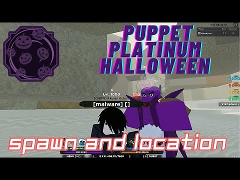 Puppet Platinum Halloween Spawn and Location | Complete Showcase | Shindo Life