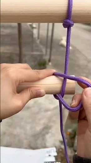 The Practical Rope Ladder Technique #knowledge #knot #rope