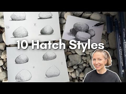 10 Ways to Draw Smooth Stones with Pen and Ink