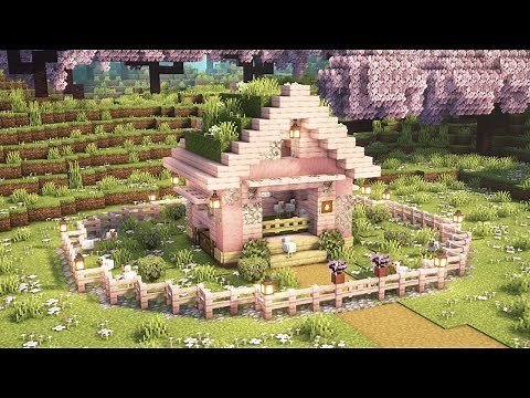 [Minecraft] How to Build a Cherry Blossom Egg Farm / Tutorial