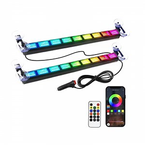 [Hot Item] RGB Color Changing Strobe Warning Light Car Truck Explosion Flash Light Bar