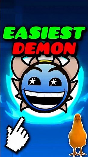 The EASIEST Demon in Geometry Dash! #shorts #geometrydash #gd