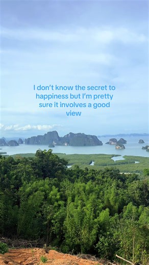 A good views makes me happy every time! What view never fails to make you smile? 🌍 #traveltheworldnow #travelview #thailandtravel #traveltiktoks #travelasia
