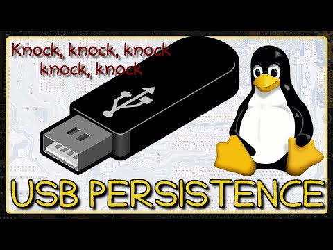 What is PERSISTENCE on a Linux USB Drive?